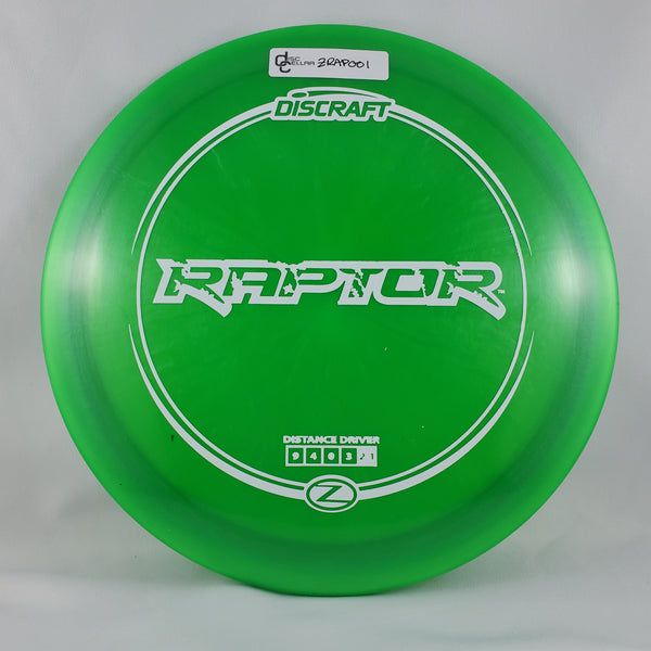 Discraft Raptor Z – The Disc Cellar